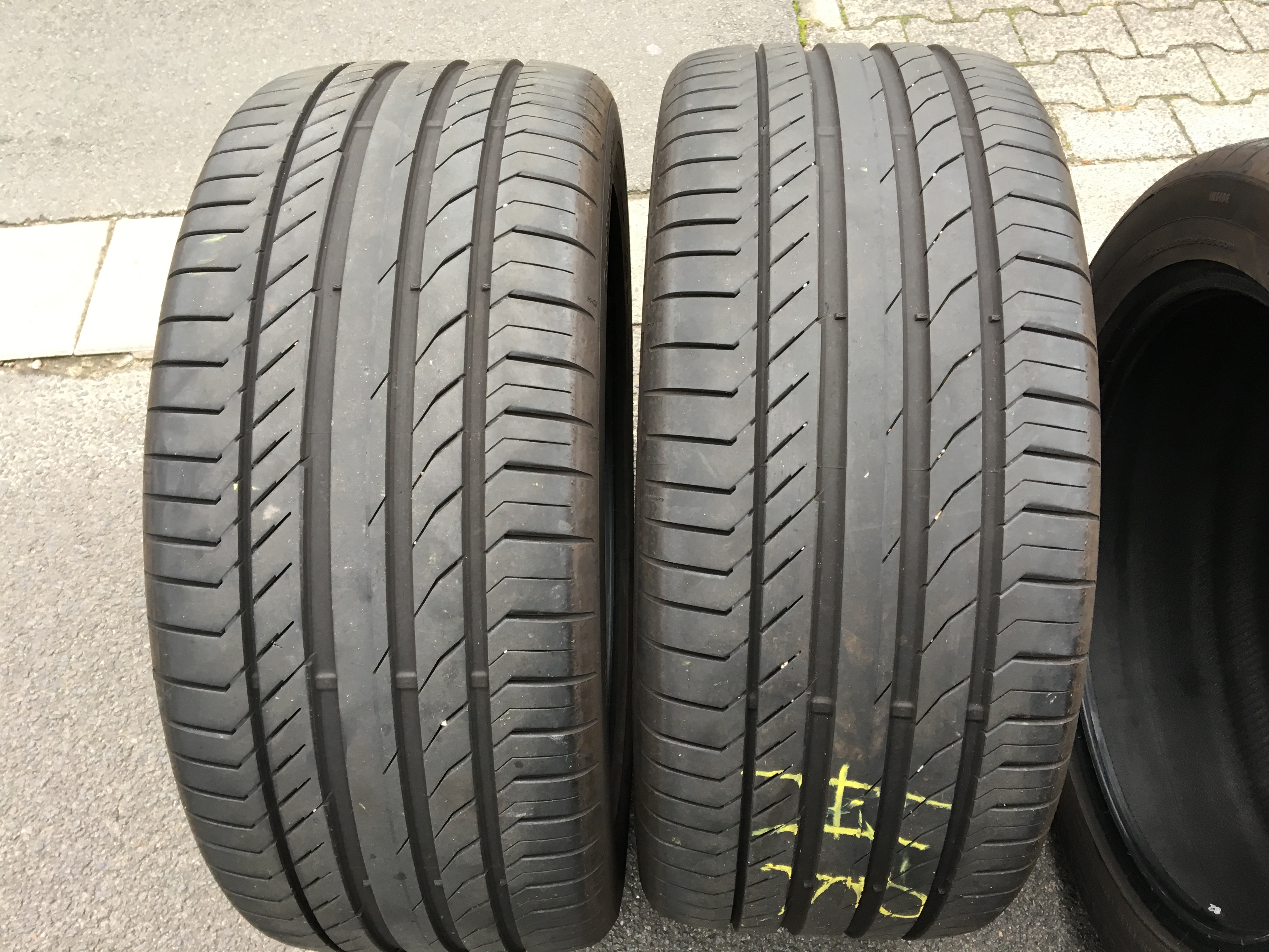 4 x Continental ContiSportContact 5 SUV 275/45 R20 V XL - 5,5+ mm : Biete